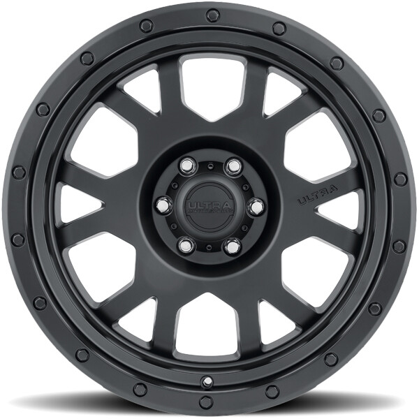 (Set of 4) Ultra 113 The Boss 20x9 6x135 +1mm Satin Black Wheels Rims ...