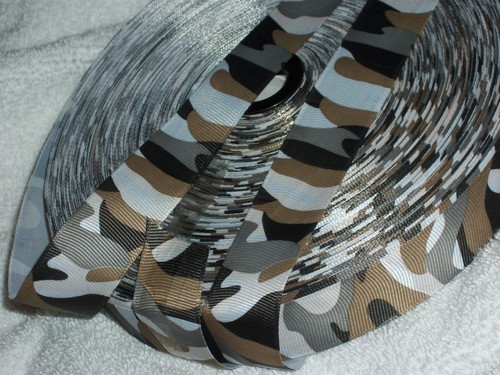 1" Natural Camo Grosgrain Ribbon, Hunting Theme Hairbows, Soldiers ...