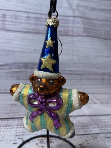 RADKO Little Gems Christmas Ornament STARBEAR Teddy Bear Wizard 984030 ...