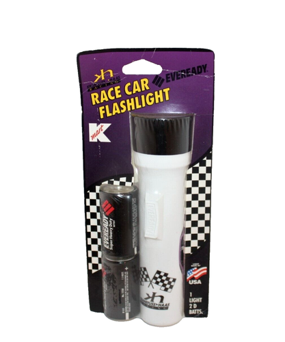 VTG KRANEFUSS HAAS Eveready Race Car Flashlight Kmart NASCAR Plastic in ...