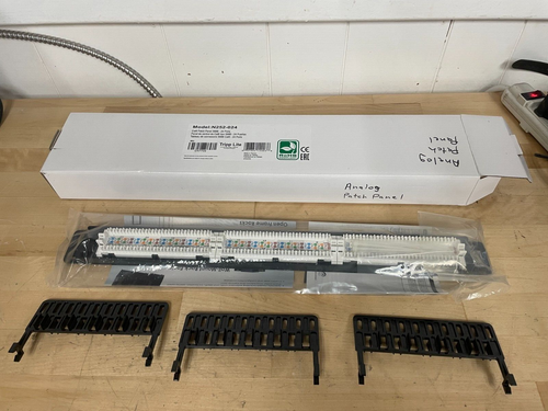 TRIPP LITE N252-024 CAT6 Patch Panel Rackmount 568B - 24 Ports | eBay