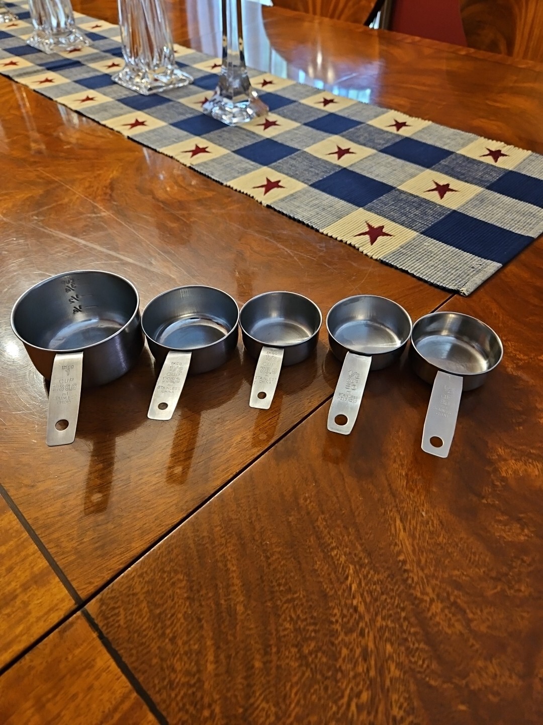 Vintage Pre-owned Stainless Steel Measuring Cups Lot Of 5. Lot # 4 | eBay