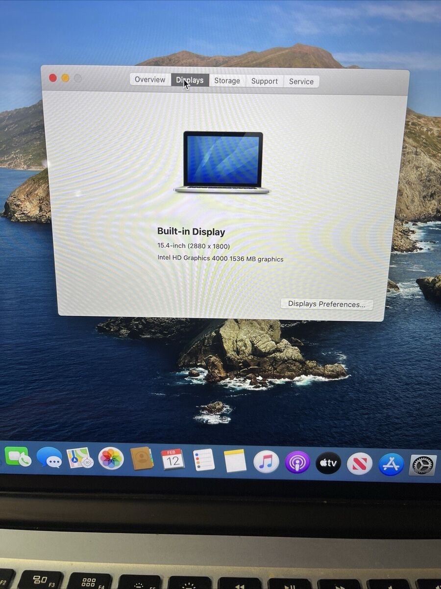A1398 MacBook Pro Retina Display 15-inch mid 2012 i7 8GB RAM A1398 MacBook Pro Retina Display 15-inch mid 2012 i7 8GB RAM