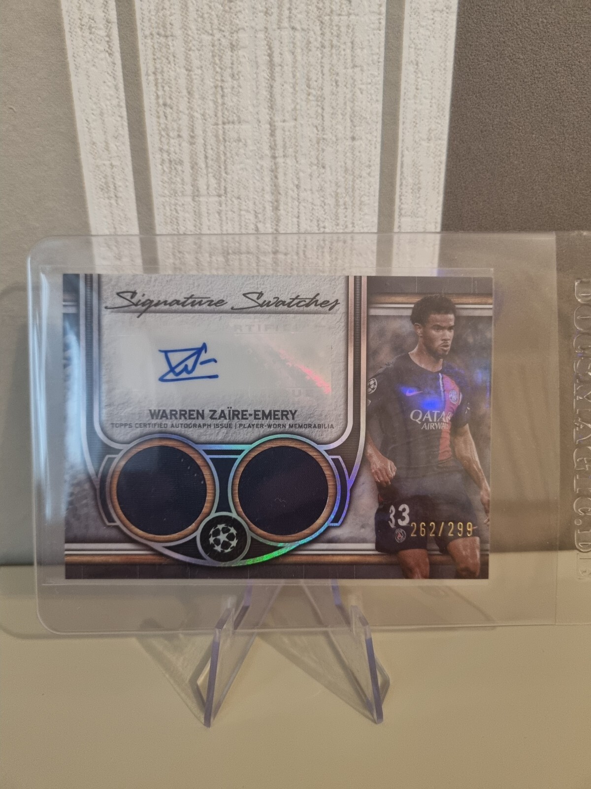 Topps - Museum Collection - Warren Zaire-Emery /299 - Patch Auto - PSG ...