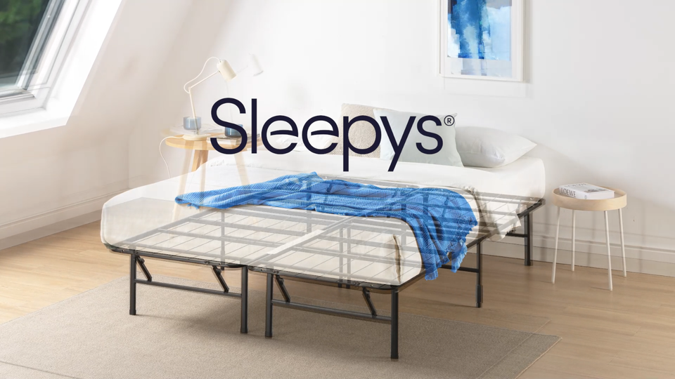 Sleepy's Heavy Duty Raised 12.8 Inch High Metal Platform Frame | eBay