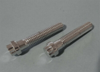 3/8 x 16 thread x 2" Motorcycle Automotive Chrome 12 Point Screws Bolts ...