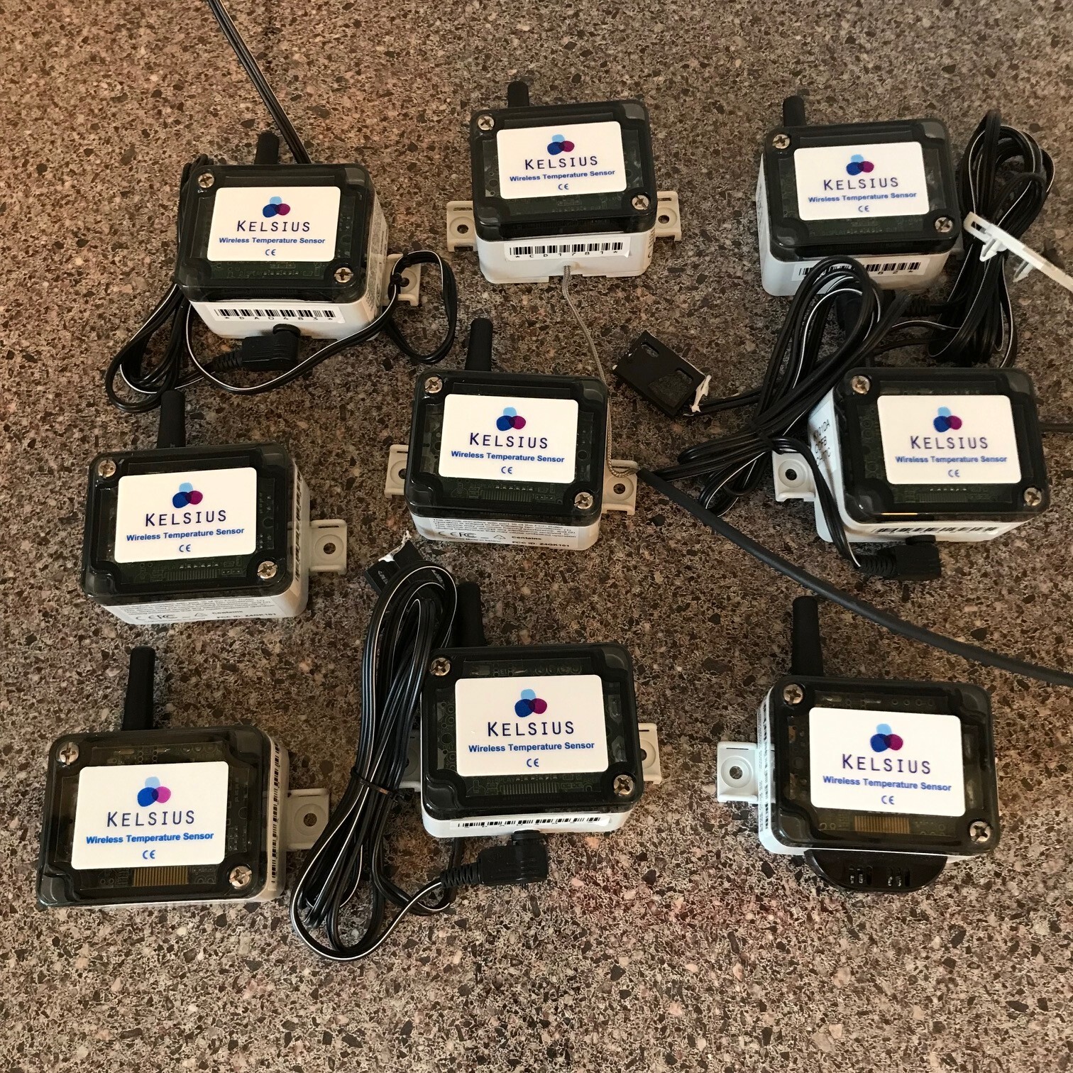 Kelsius Wireless Temperature Sensor Set | eBay