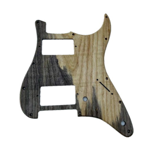 1pcs Ailanthus wood Guitar Pickguard HH Strat Guitar Plate Scratch Pick ...