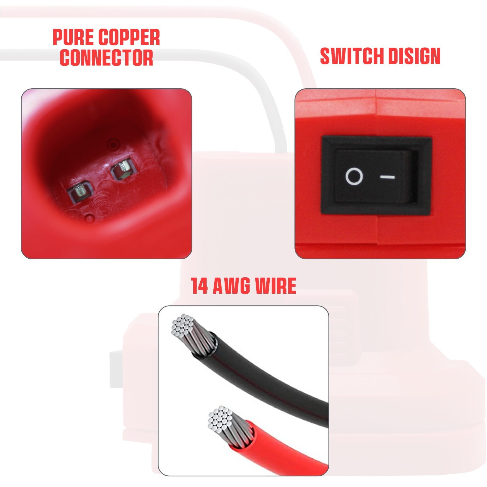 DIY Power Wheels Adapter With Switch For Craftsman 19.2V Battery Dock ...