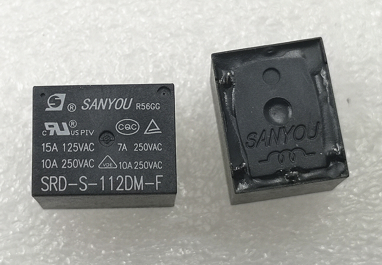 10Pcs SANYOU SRD-S-112DM-F 15A 125VAC Power Relay 4 Pins | eBay