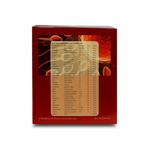 Kerala Ayurveda Promactil Capsule 100 Nos Helps increasing Sperm count ...