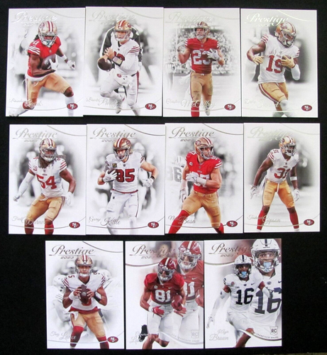 🏈 2023 Prestige SAN FRANCISCO 49ERS 11 Card Team Set with 2 ROOKIES | eBay