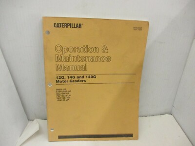 Manuals & Books - Caterpillar 140G