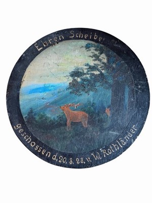 German Shooting Target ciraca 1928 Hand Painted | eBay