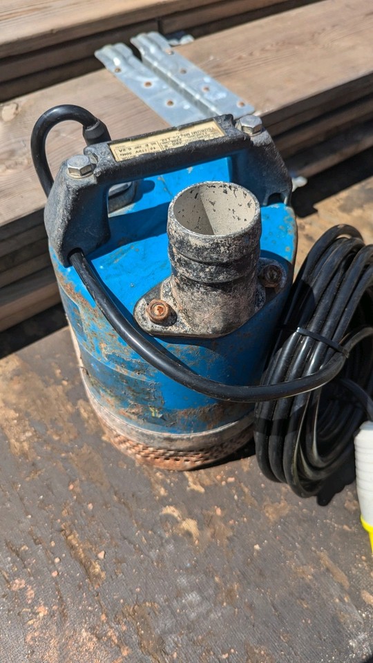 TSURUMI LB480 2" SUBMERSIBLE INDUSTRIAL WATER PUMP HEAVY DUTY 110v ...