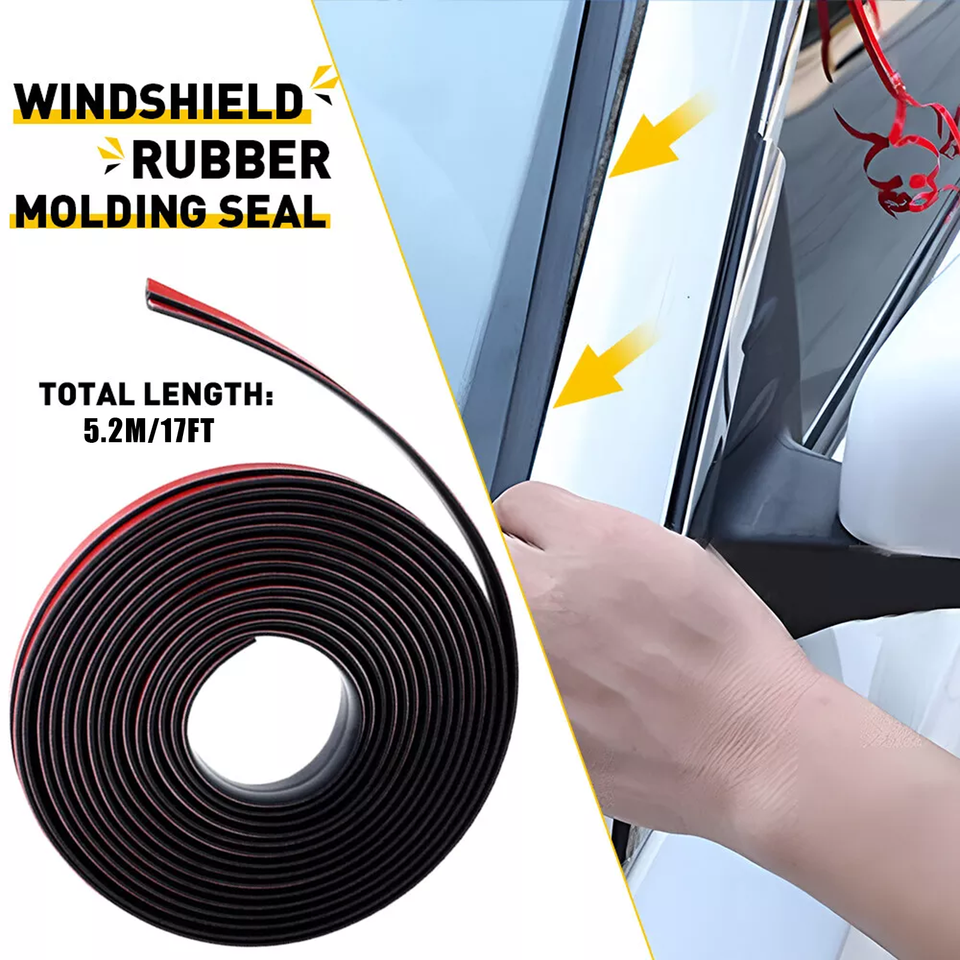 5.2M Car Windshield Guards Body Trim Strip Molding Door Window Protect ...