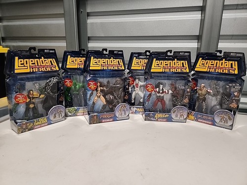 New Sealed 2007 Marvel Legendary Heros Pitt Series Complete Set 6 ...