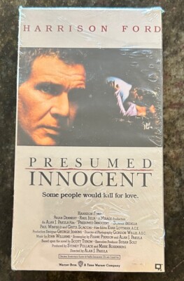 Presumed Innocent (VHS, 1991) starring: Harrison Ford New 85391203438| eBay