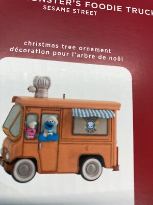 Hallmark Talking Cookie Monster’s Foodie Food Truck Sesame Street 2020 ...