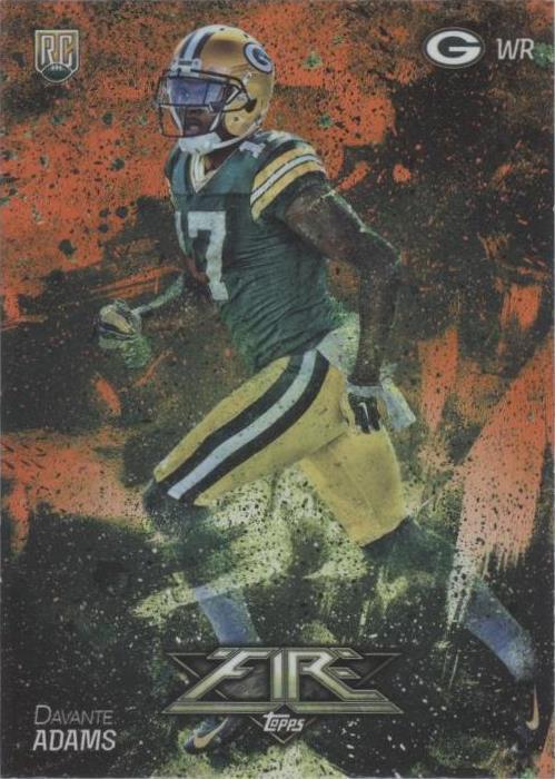2014 Topps Fire - Rookie Davante Adams #145 Foil Flame (RC) for sale ...