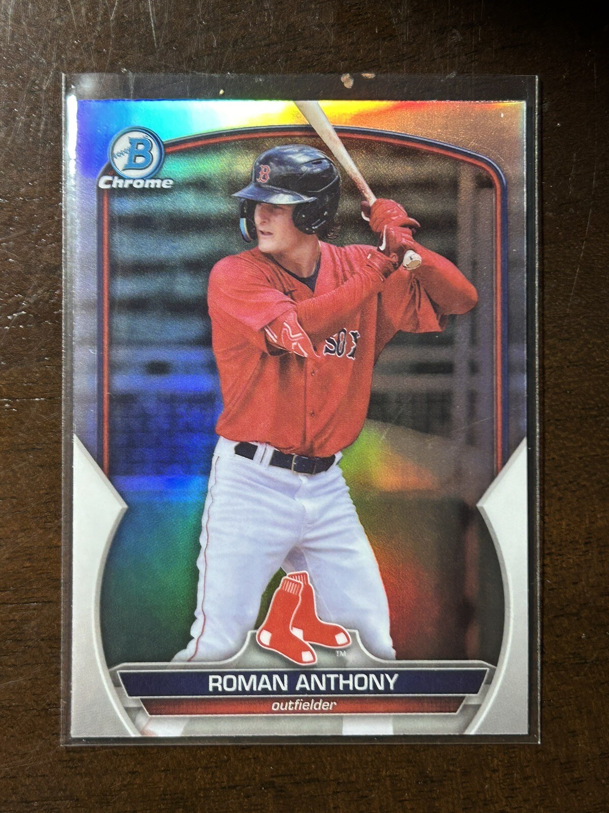 2023 Bowman Draft Roman Anthony Chrome Refractor #BDC-112 Boston Red ...