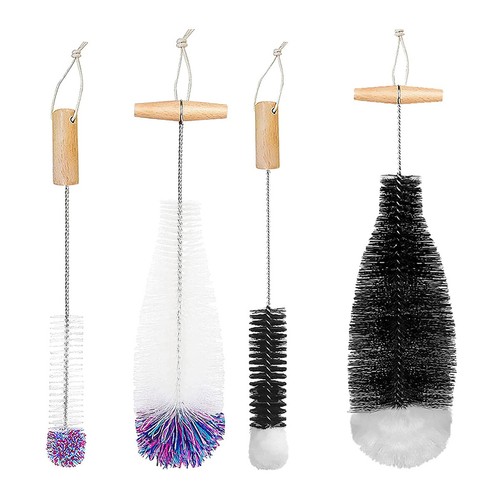 2Pcs Bottle Brush Gentle Scratch-Free Bottle Cleaning Brush Long Handle ...