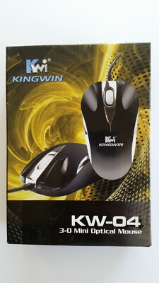 Kingwin KW-04 3D Optical Ergonomic Mouse, 3 Buttons, LED Lights | eBay