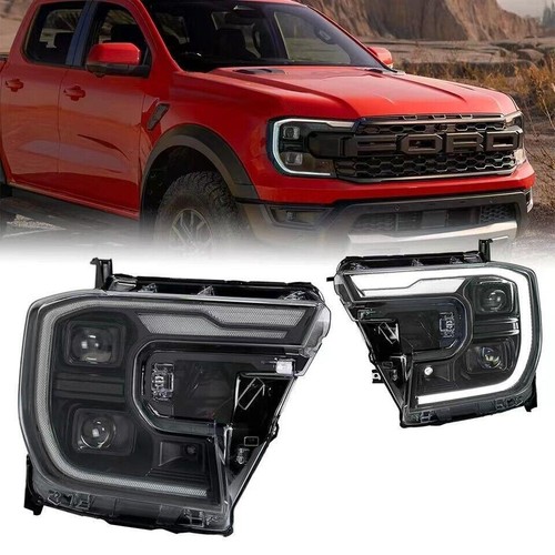 LED Headlights For Ford Ranger Raptor Everest T9 2024 2025 DRL ...