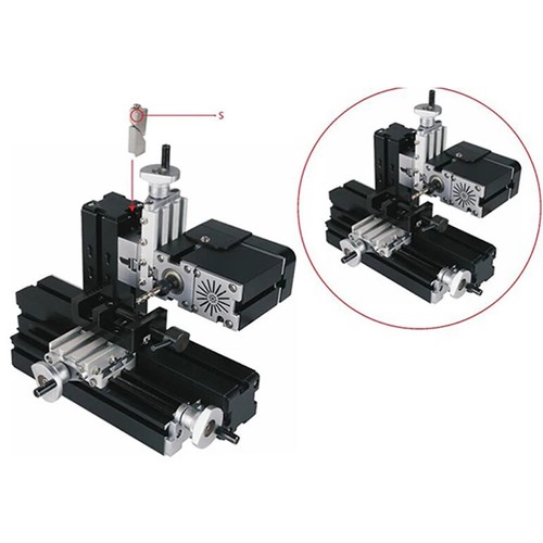 High Power Miniature Metal Horizontal Milling Machine DIY Tools Milling ...