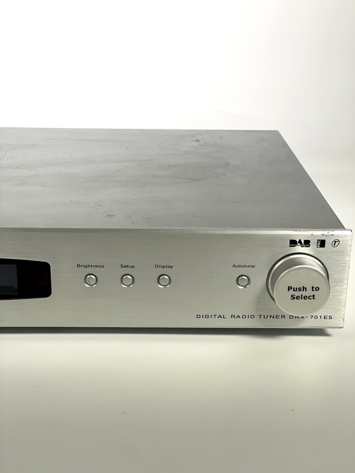 PURE DRX-701ES DAB Digital FM Tuner with Remote Hi-Fi Component Silver ...