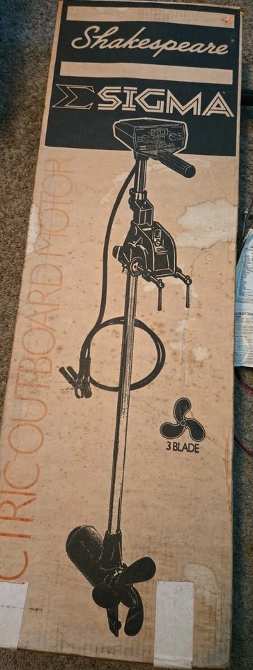 Vintage Shakespeare Sigma 12pound Trolling Motor Works Great With ...