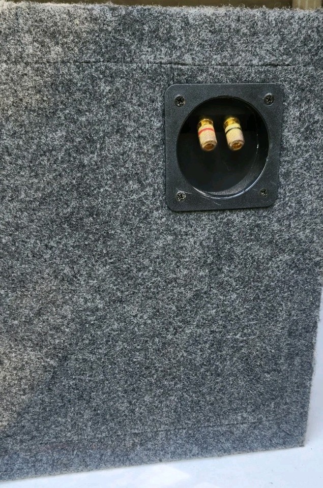 MTX TN10-04 300W Single 4 ohm 10" Car Subwoofer + Ported Enclosure Box ...