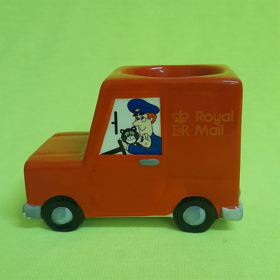 2005 Postman Pat and Jess in Van Egg Cup ER PLC Original vintage eggcup ...