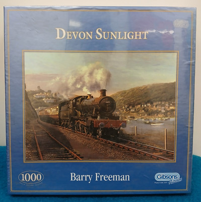 Gibson Puzzles, Barry Freeman "Devon Sunlight" 1000 Piece Jigsaw Puzzle ...