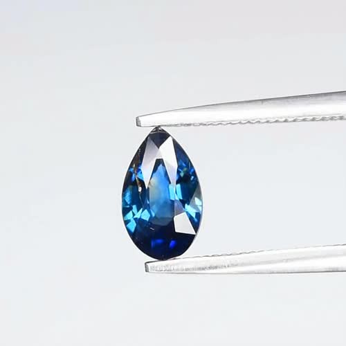 💎 GLC CERTIFIED 0.71ct VS Pear Natural Blue Sapphire - Unheated ...