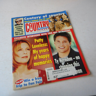 Patty Loveless Covers Country Weekly Magazine March 1999 Ty Herndon | eBay