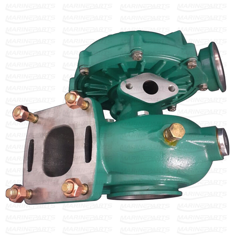 Turbocharger in Diesel Engine Volvo Penta TAMD41 AD41 Marine Turbo For ...