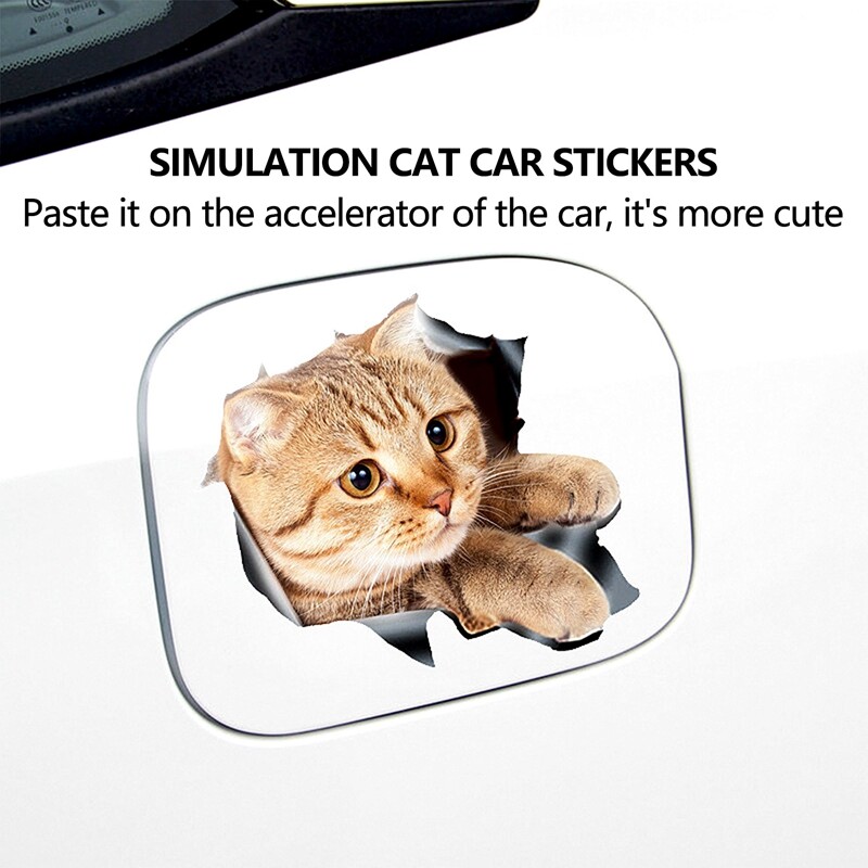 (4Pcs) 3D Car Stickers Decal / Sticker for Window, Truck, Car, Laptop ...