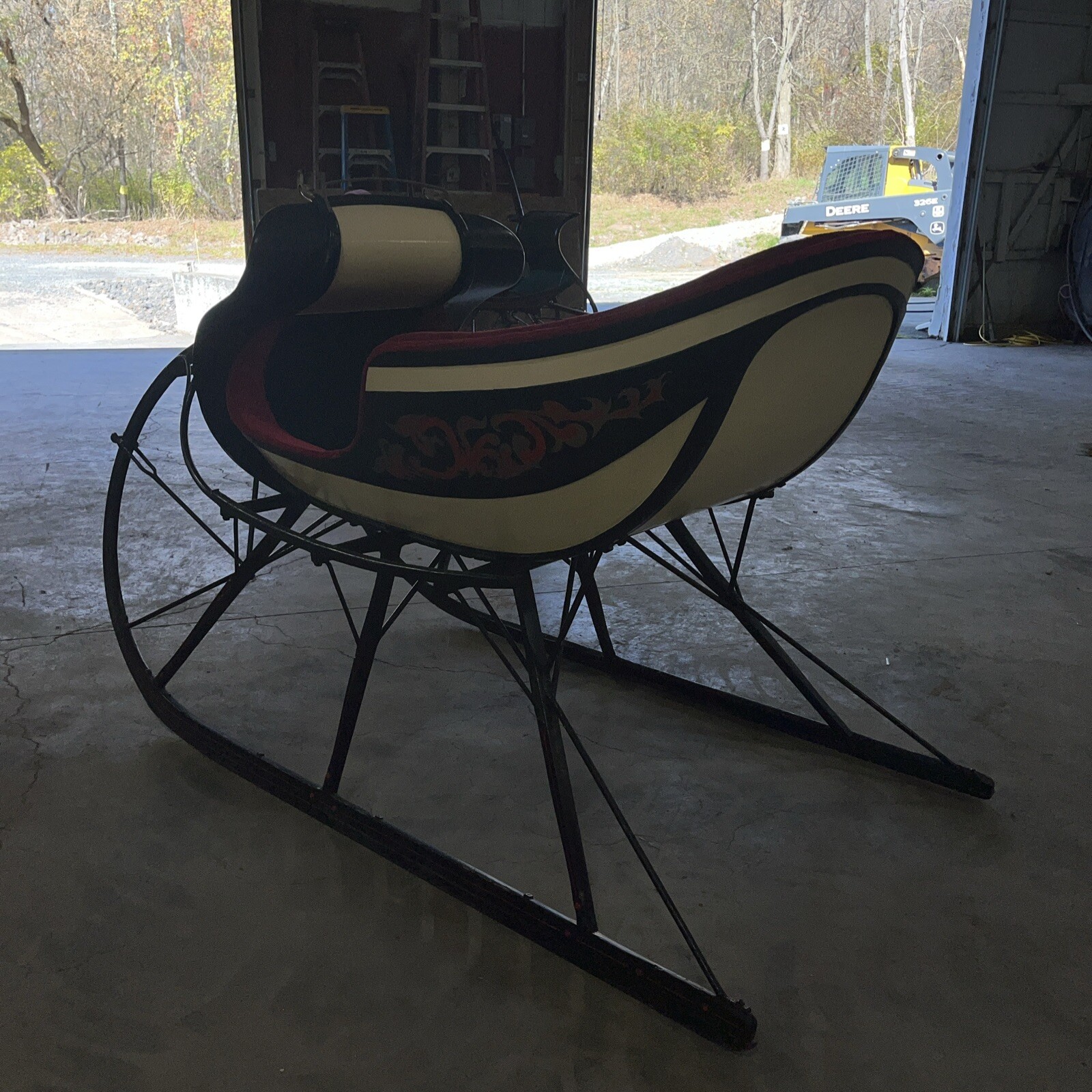 Antique Currier & Ives Albany Cutter Sleigh With Shafts | eBay