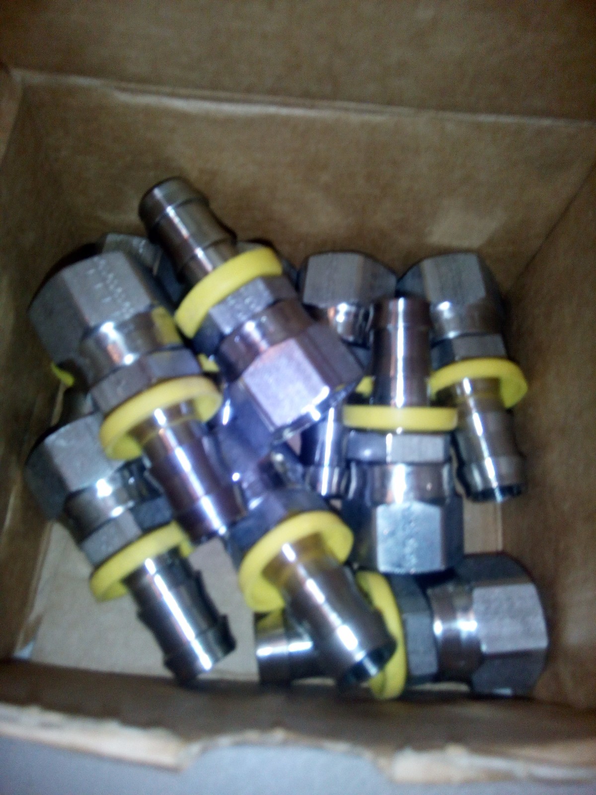 PARKER 3JC82-8-8C Push-Lok Barbed Female Seal-Lok-Swivel-Straight-Short ...