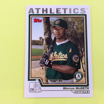 2004 Topps First Year #314 Marcus McBeth Oakland Athletics | eBay