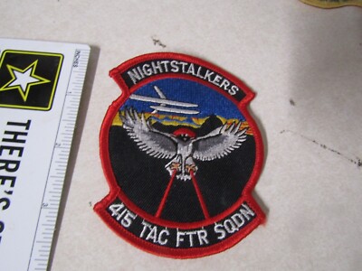 MILITARY PATCH OLDER SEW ON NIGHTSTALKERS 415 TAC FTR SQDN | eBay