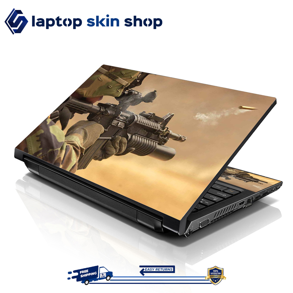 Laptop Skin Sticker Decal Cover for Notebook Apple Asus Acer HP Soldier ...