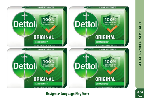 Dettol Original Expired Antibacterial Bar Soap 100g for Body, Face ...