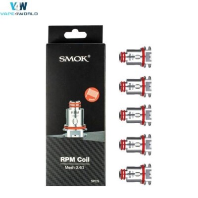 SMOK RPM 40 Coils 0.4Ω Replacement Mesh 0.4ohm Coil - Pack Of 5pcs ...