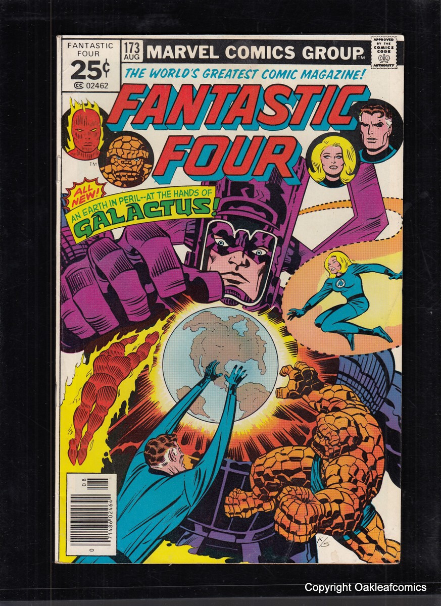Fantastic Four 173 Marvel Comics 1976 VG-F At the hand of Galactus! | eBay