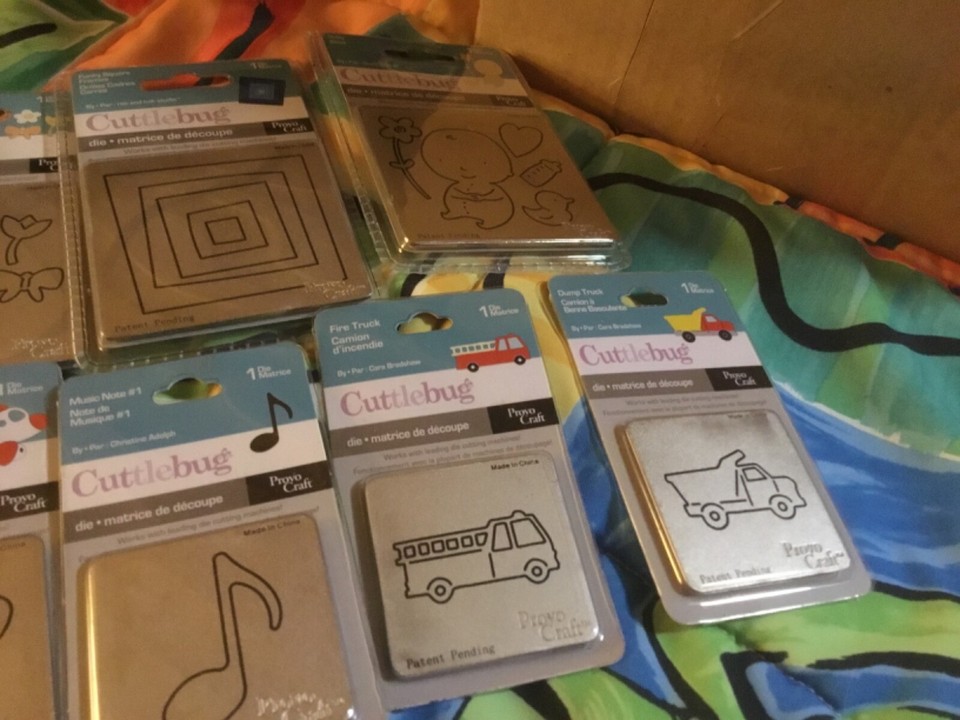 Cuttlebug die cuts 5 small 4 big | eBay