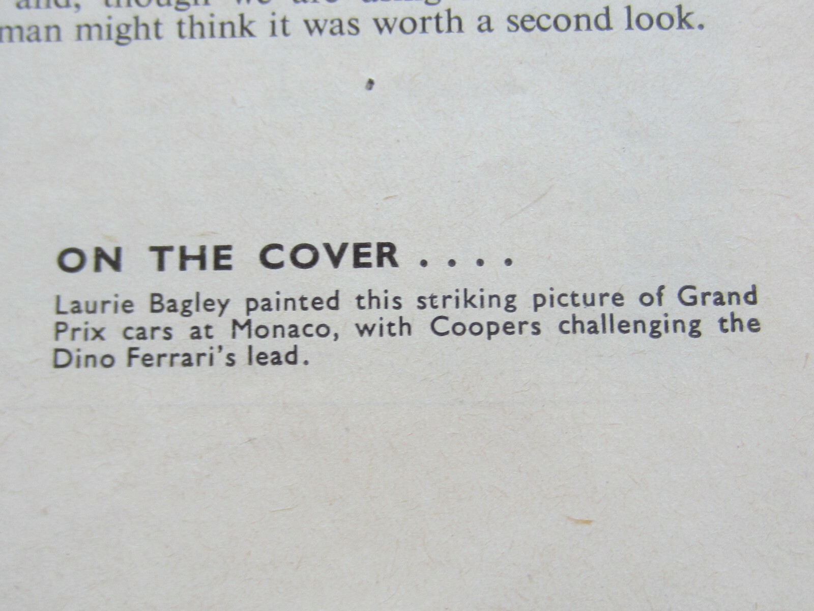 MAY 1960 MODEL MAKER MAGAZINE, MONACO F1 FERRARI, COOPER COVER BY ...