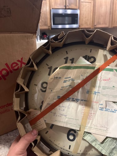 Vintage Simplex Wall Clock | eBay