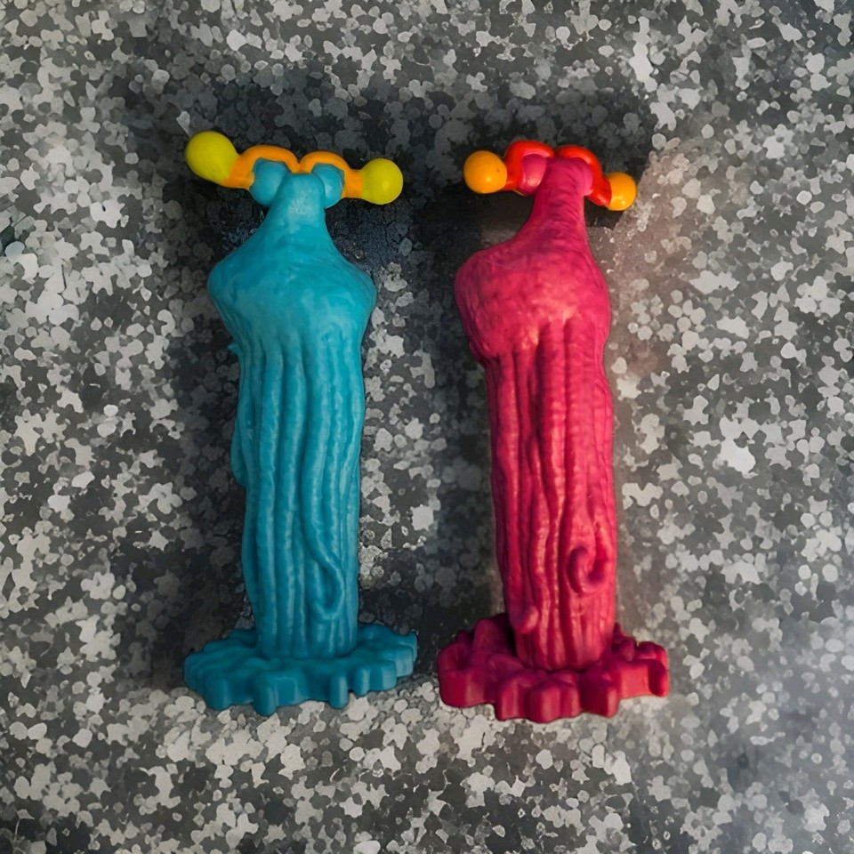 Yip Yip Martians 3" PVC Fill A Bus Sesame Place Set Of Two, One Pink ...